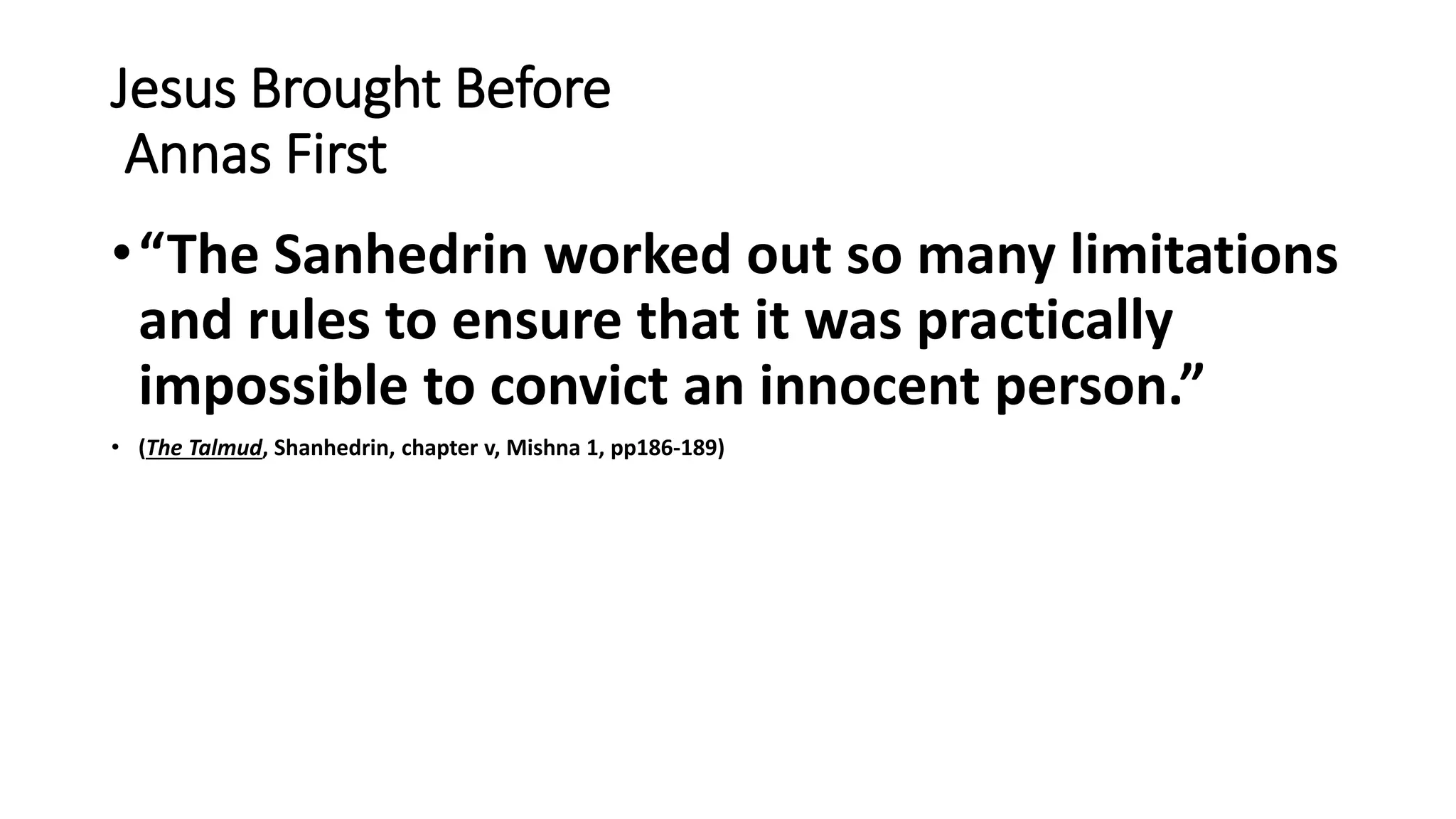 The Trial of Jesus Christ in the Gospels | PPTX | Christianity ...