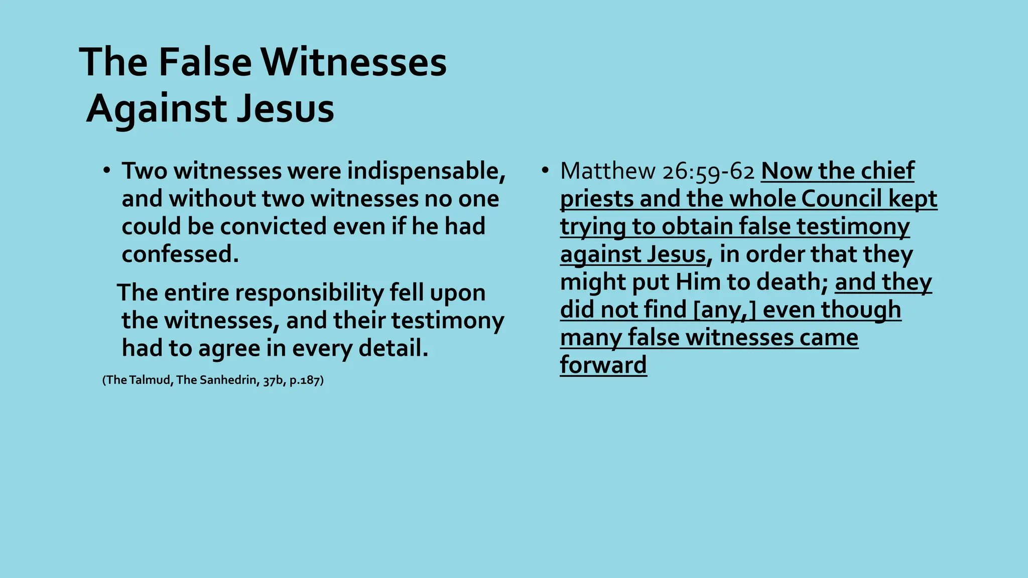 The Trial of Jesus Christ in the Gospels | PPTX | Christianity ...