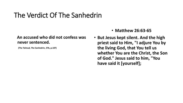 The Trial of Jesus Christ in the Gospels | PPTX | Christianity ...