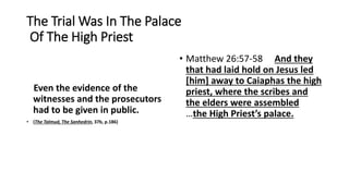 The Trial of Jesus Christ in the Gospels | PPTX | Christianity ...