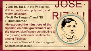 The Trial of Rizal GE11: The Life and Works of Rizal | PPTX | Politics
