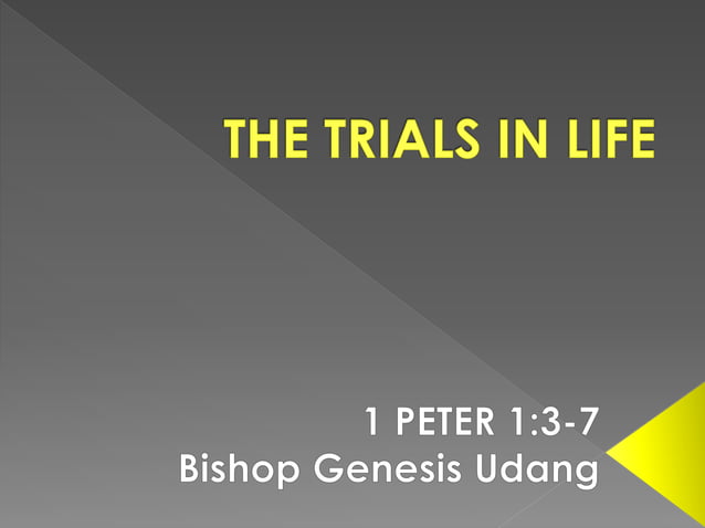 The trials in life | PPT