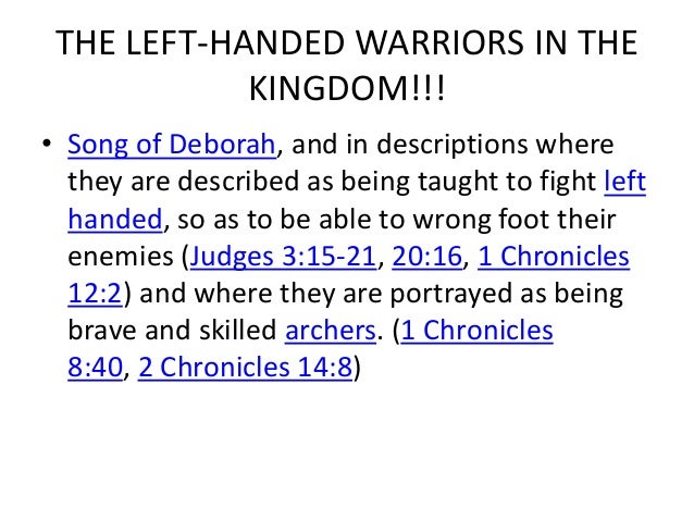 The tribe of benjamin