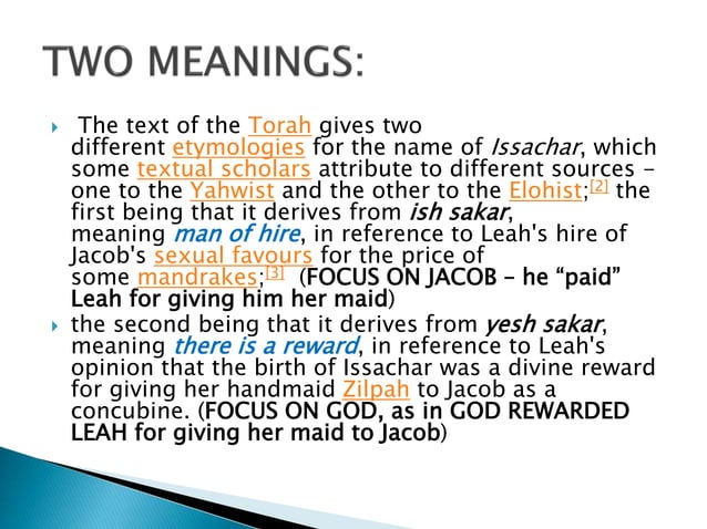 The tribe of issachar | PPTX