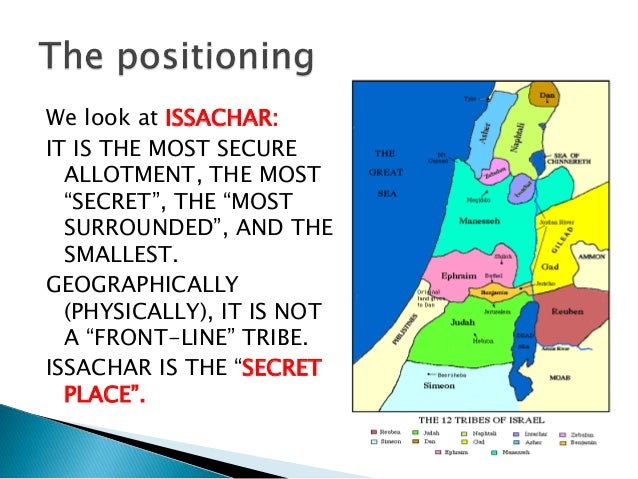 The tribe of issachar