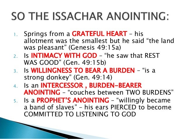 The tribe of issachar