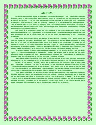 THE TRINITARIAN PARADIGM: The Double Helix, The Kundalini Serpent, The ...