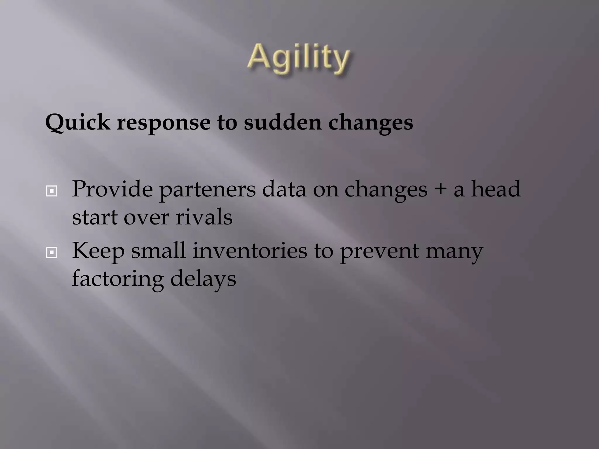 The Triple A Supply Chain | PPTX