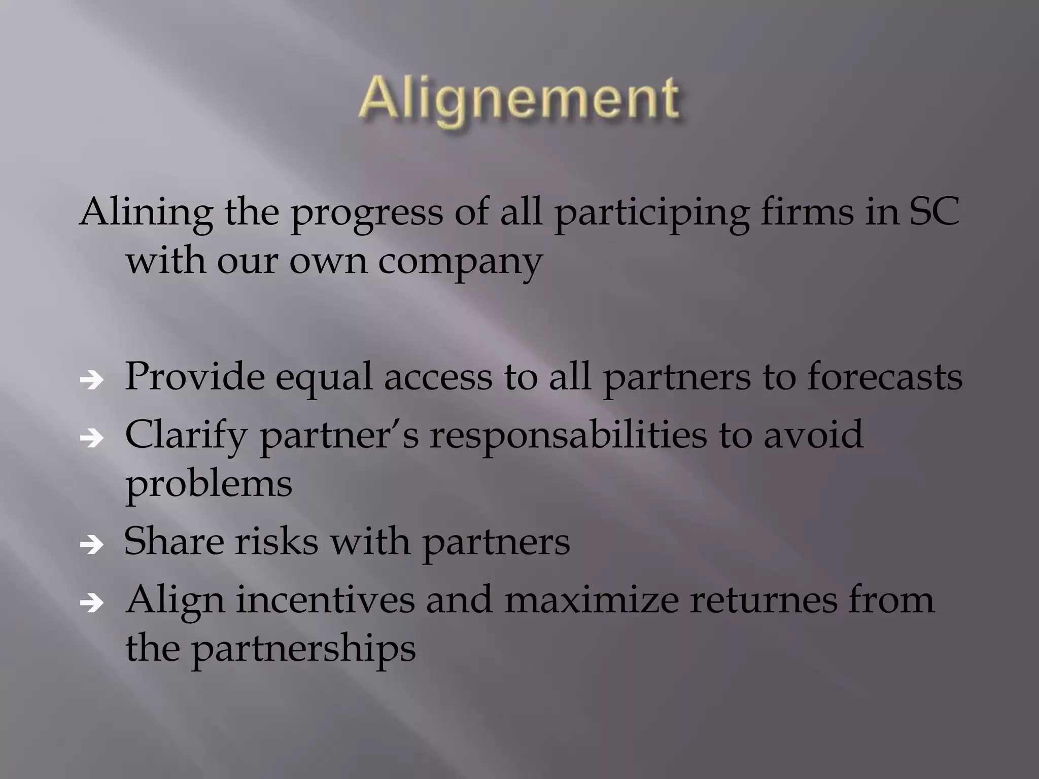 The Triple A Supply Chain | PPTX