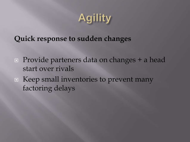 The Triple A Supply Chain | PPTX