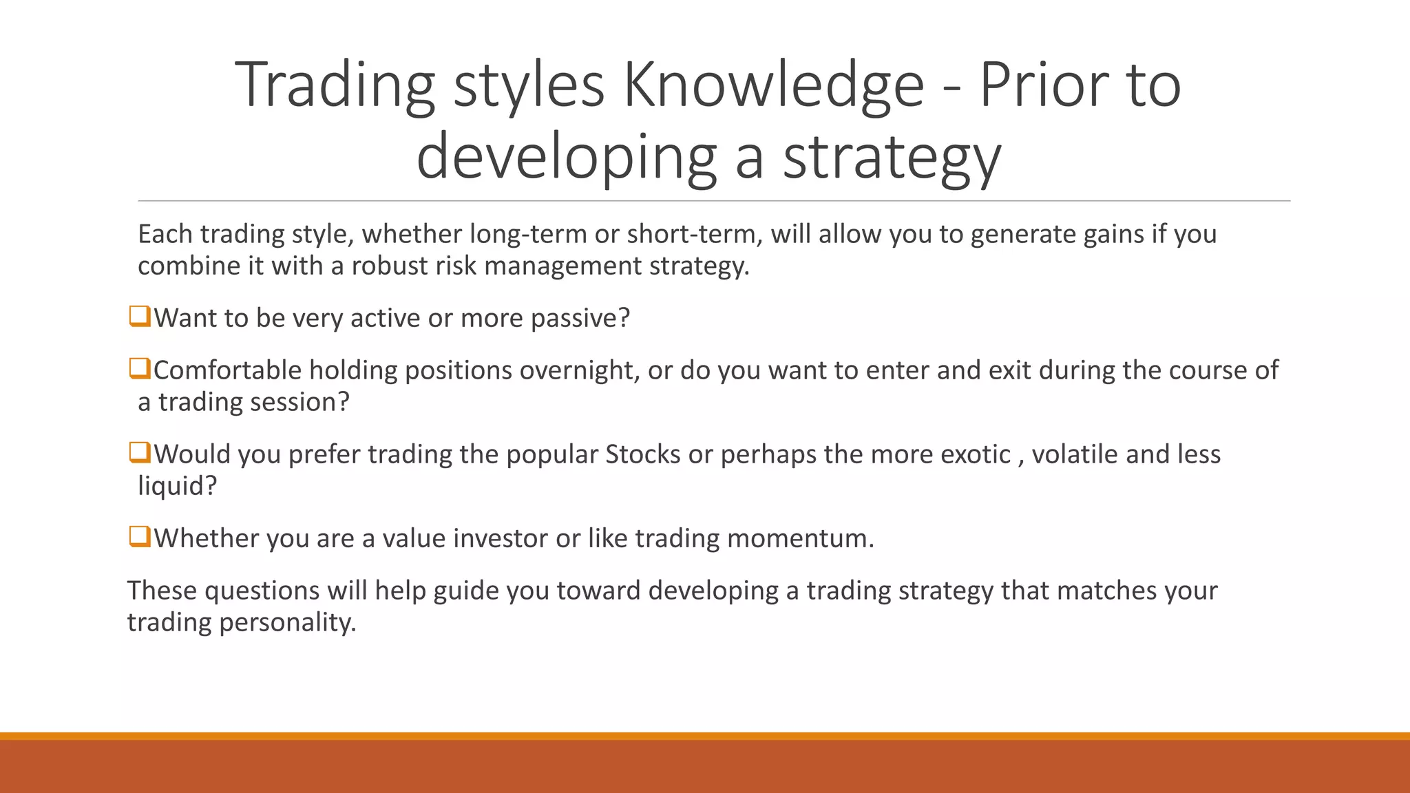 The simple scalping strategy rules | PPTX