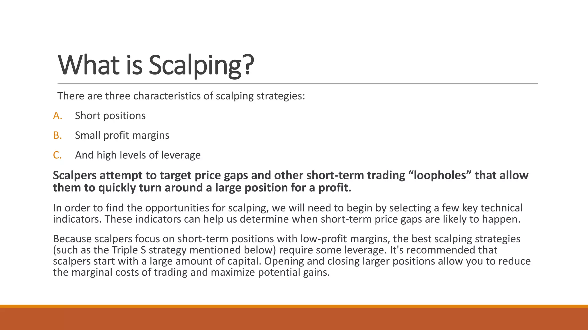 The simple scalping strategy rules | PPTX