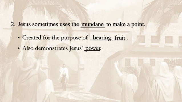 The Triumphal Entry and the Temple | PPTX | Christianity | Religion ...