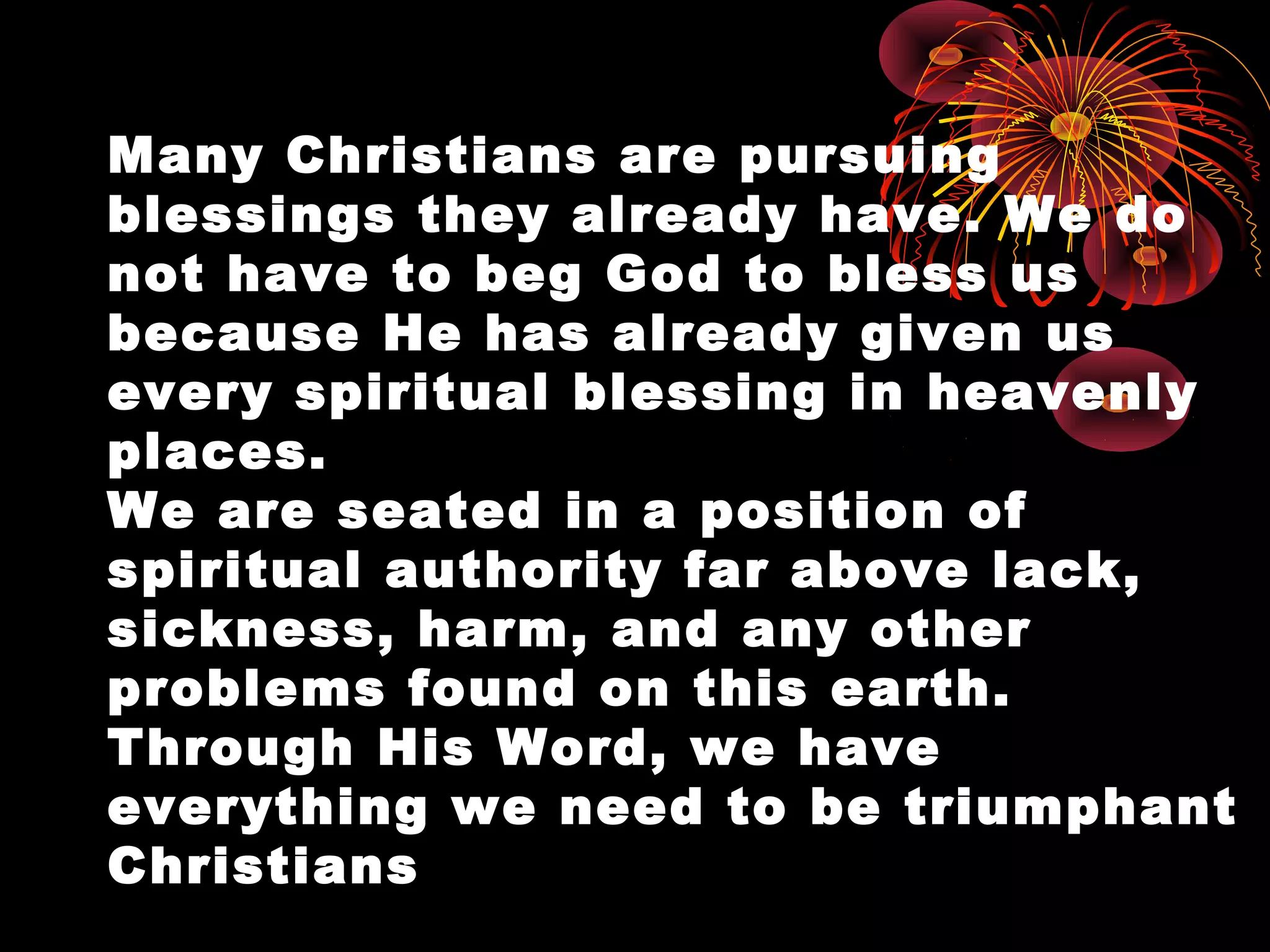 The Triumphant Christian | PPT