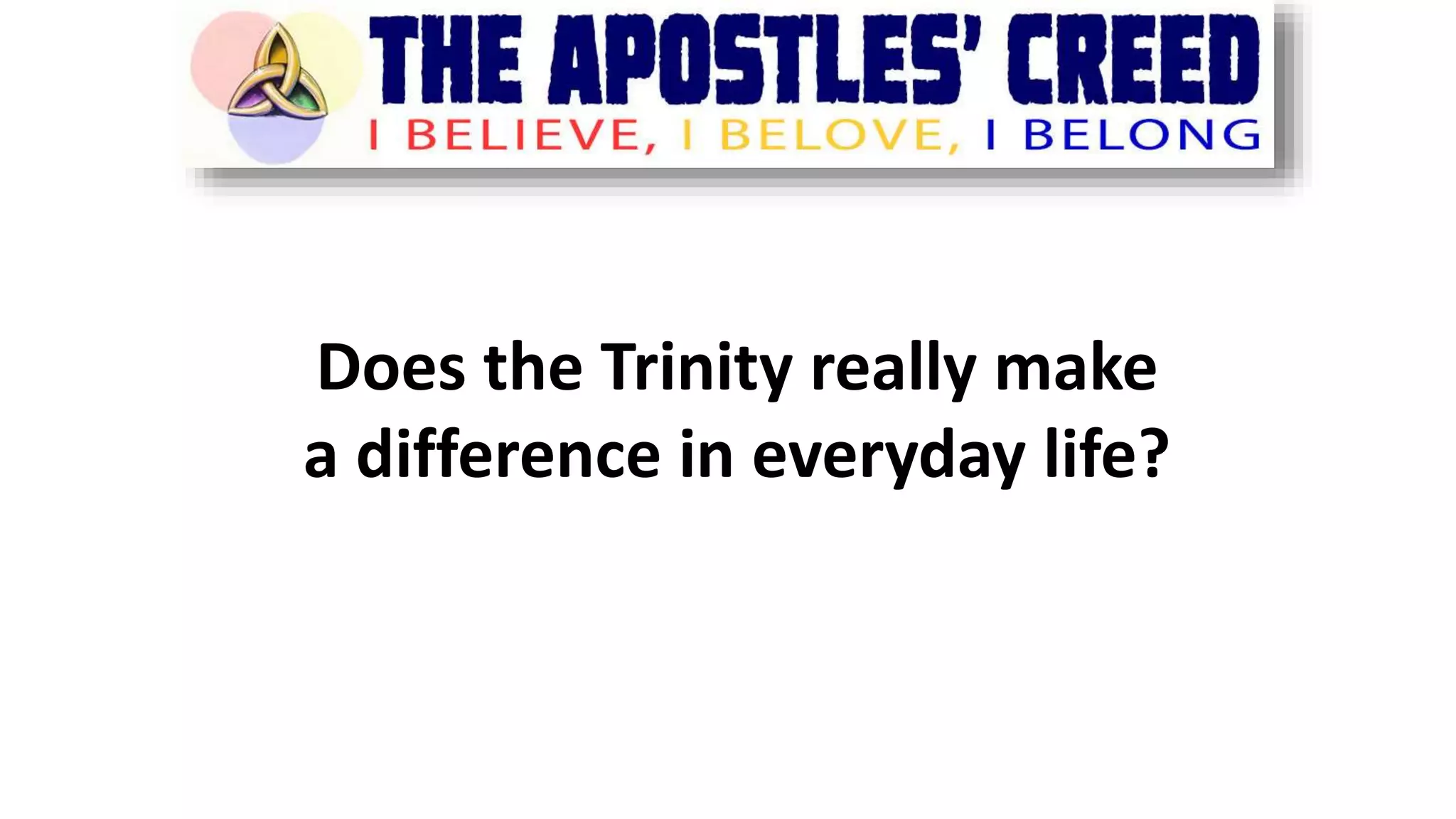 The Trinity: A Cartoonist's Guide to the Triune God | PPT
