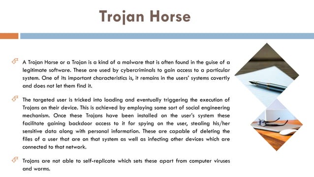 The trojan horse virus | PPTX | Operating Systems | Computer Software ...