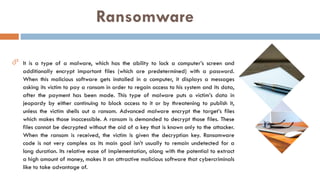 Ransomware: A Perilous Malware | PPT