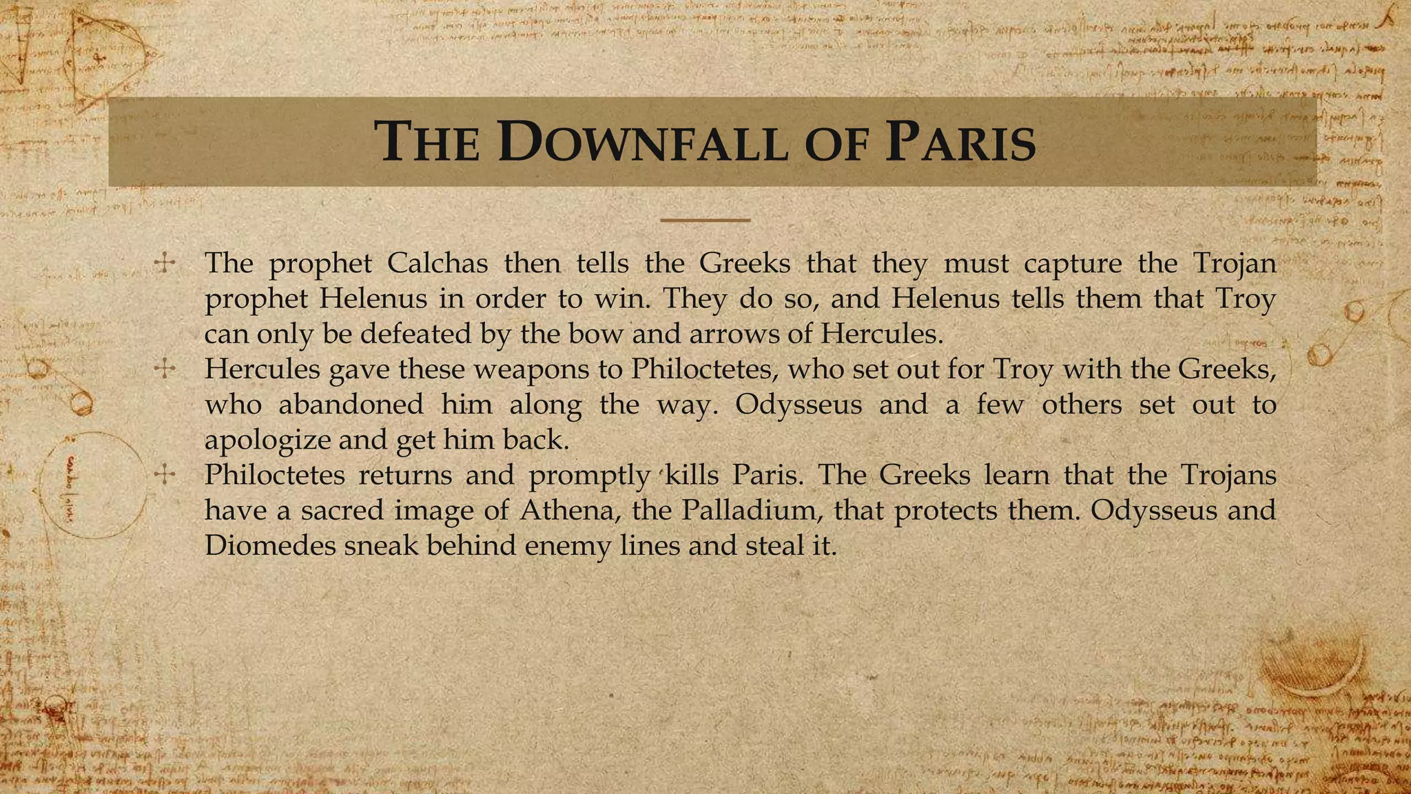 The Trojan War and The Fall of Troy | PPTX