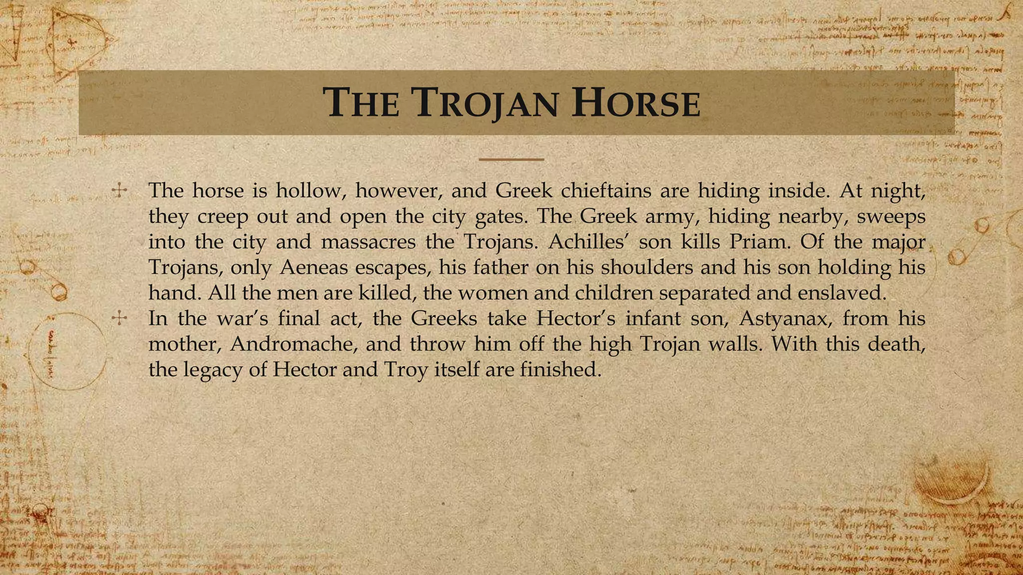 The Trojan War and The Fall of Troy | PPTX