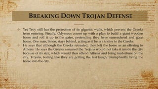 The Trojan War and The Fall of Troy | PPTX