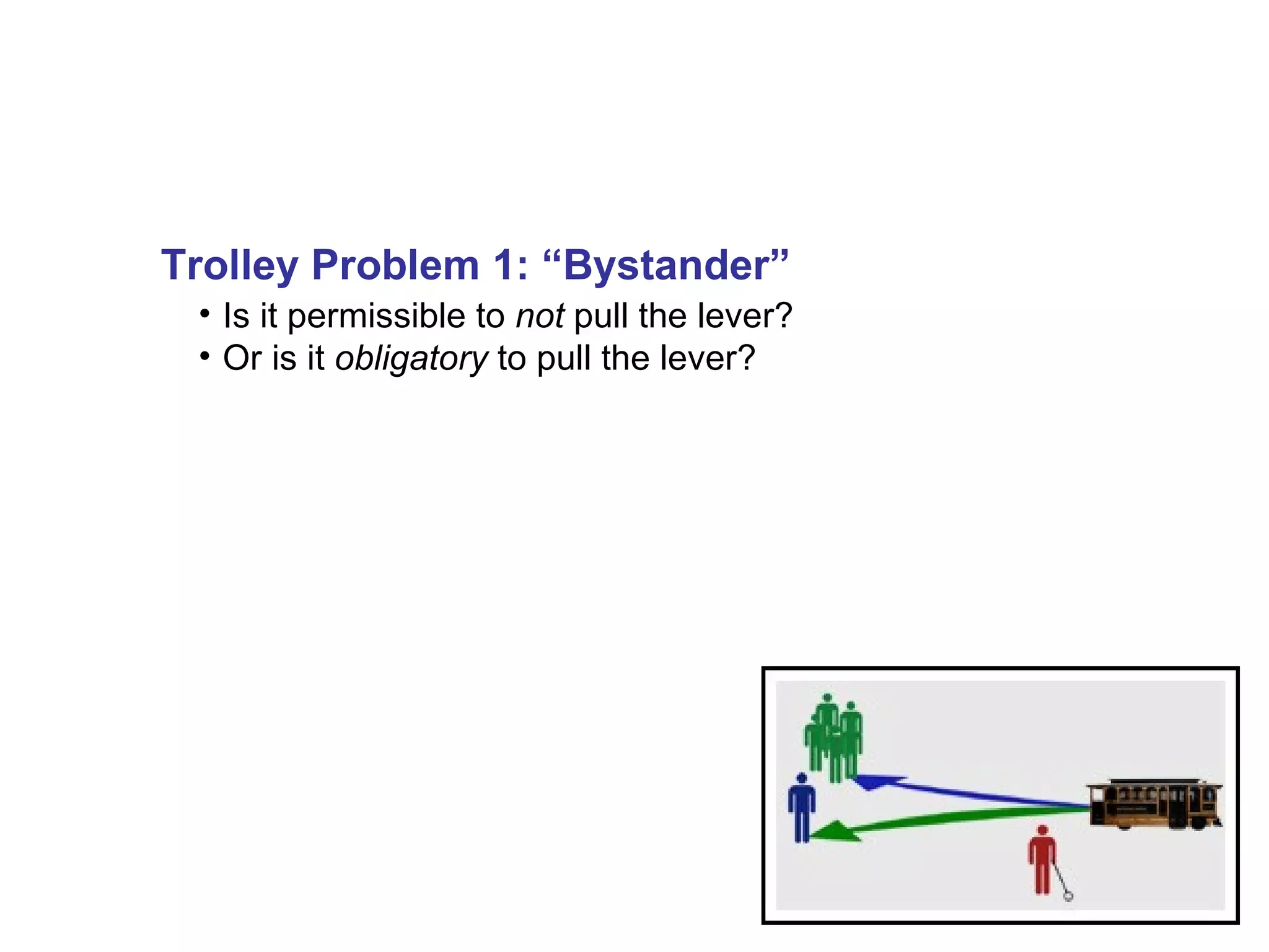 The trolley problem | PPT