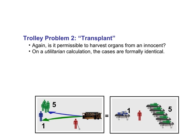 The trolley problem | PPT