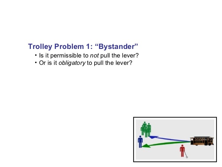 The trolley problem
