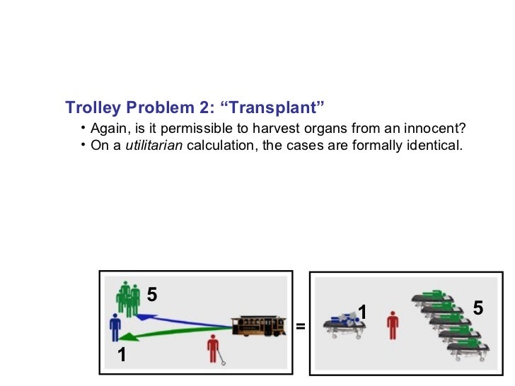 The trolley problem