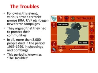 'The troubles' in northern ireland | PPTX