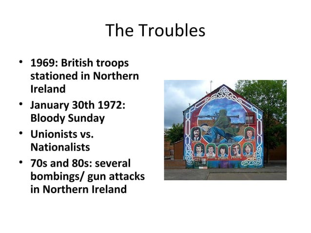 The Troubles In Northern Ireland 2 | PPT | Death, Injury, or Military ...