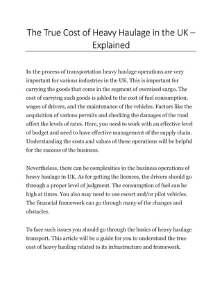 The True Cost of Heavy Haulage in the UK - Explained.pdf