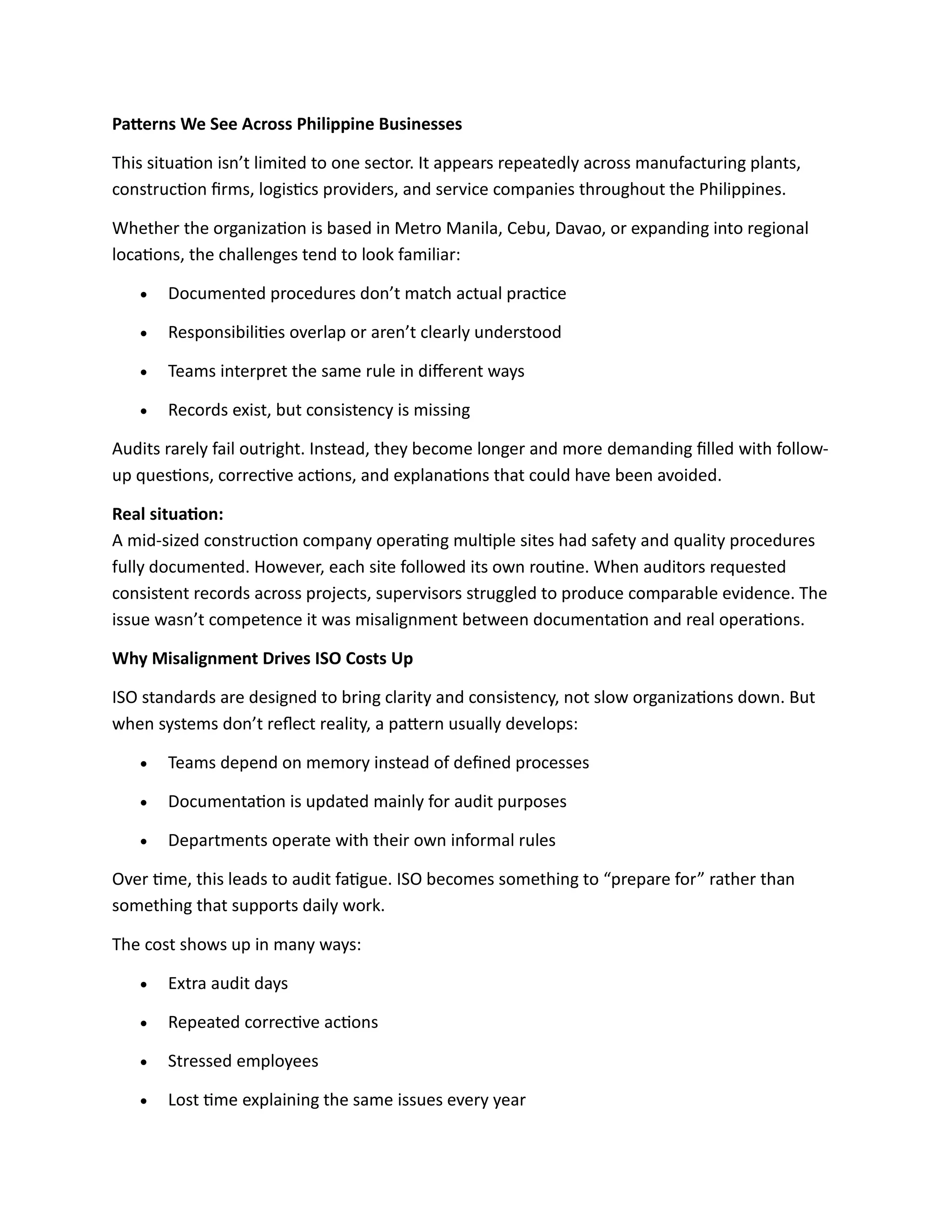 The True Cost of ISO Certification in the Philippines and Factors That ...