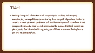 The True Decalogue | PPTX