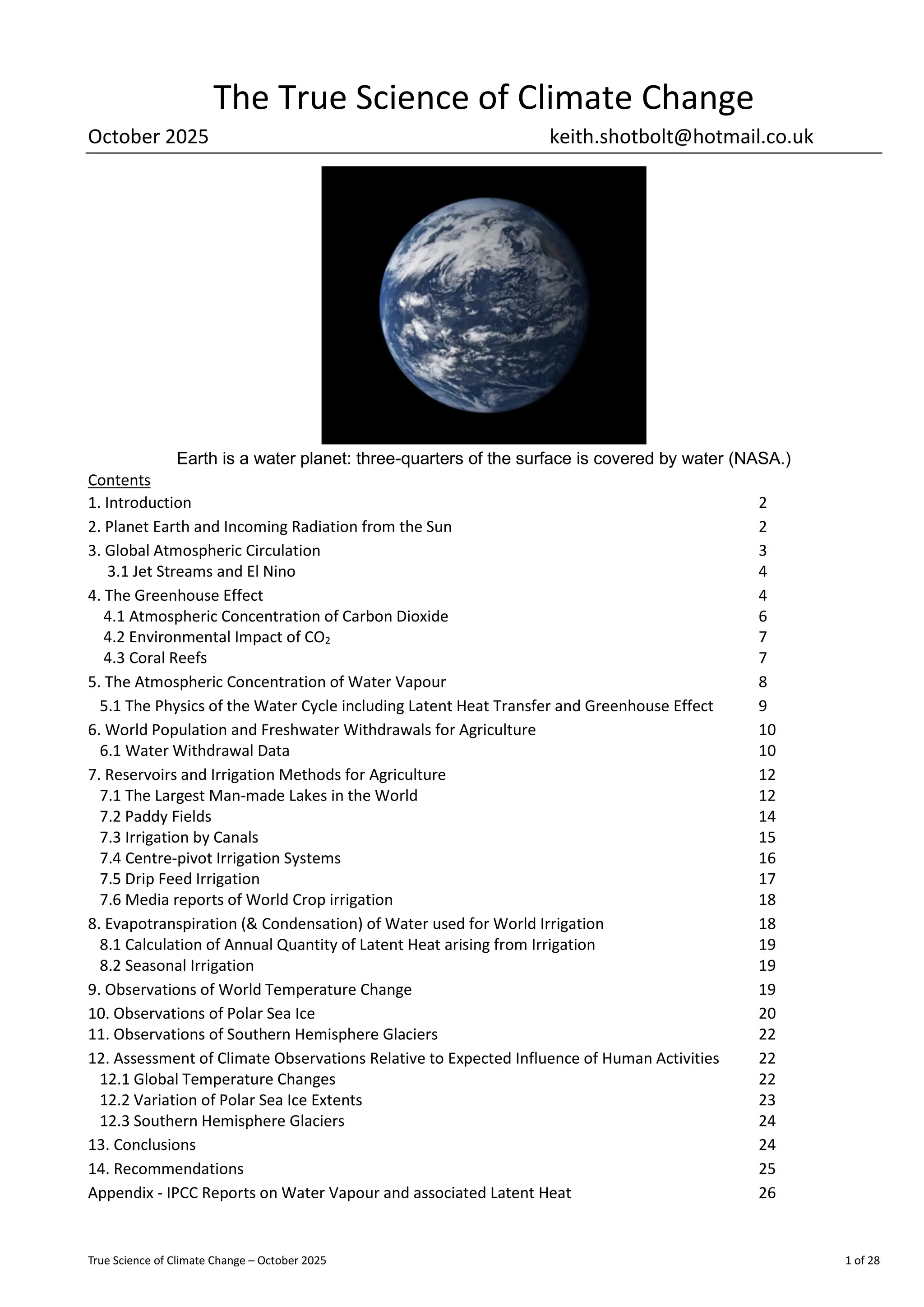 The True Science of Climate Change - October 2025 r8.pdf
