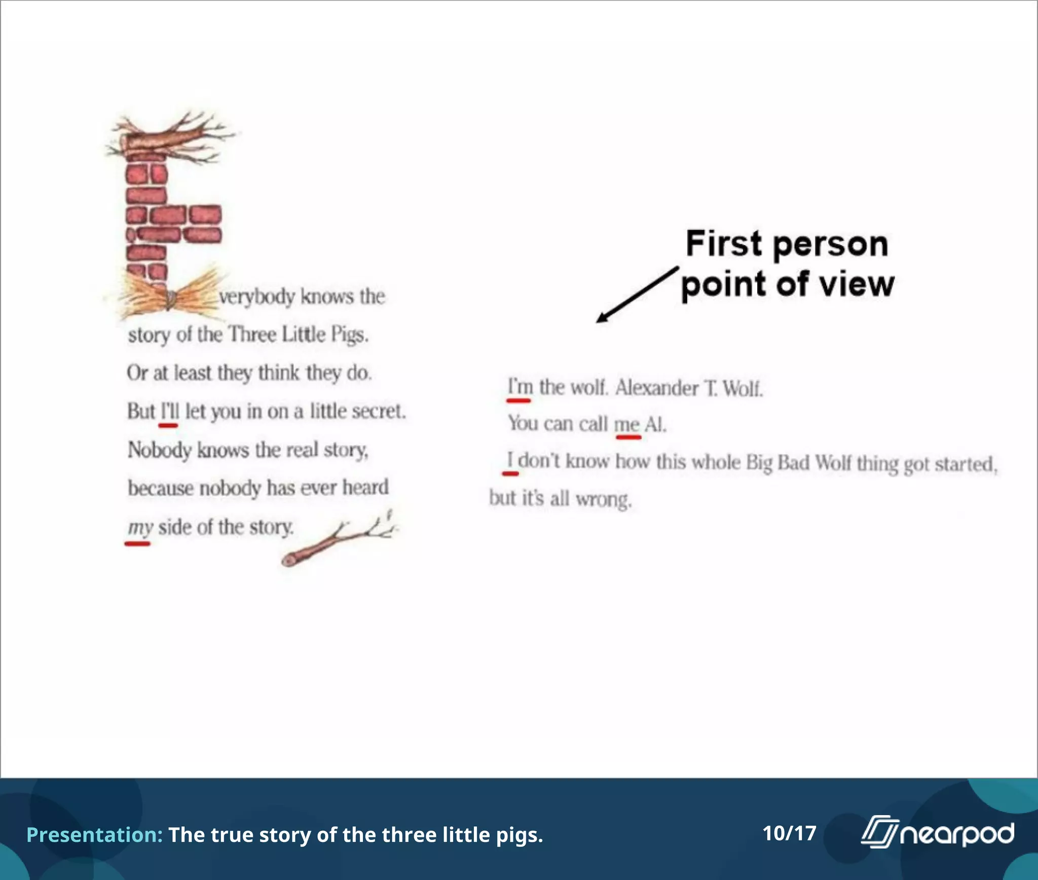 The true story of the three little pigs. | PDF