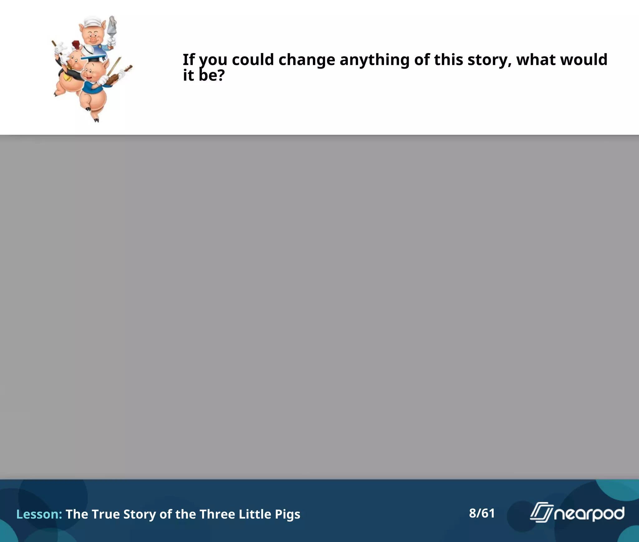 The true story of the three little pigs | PDF