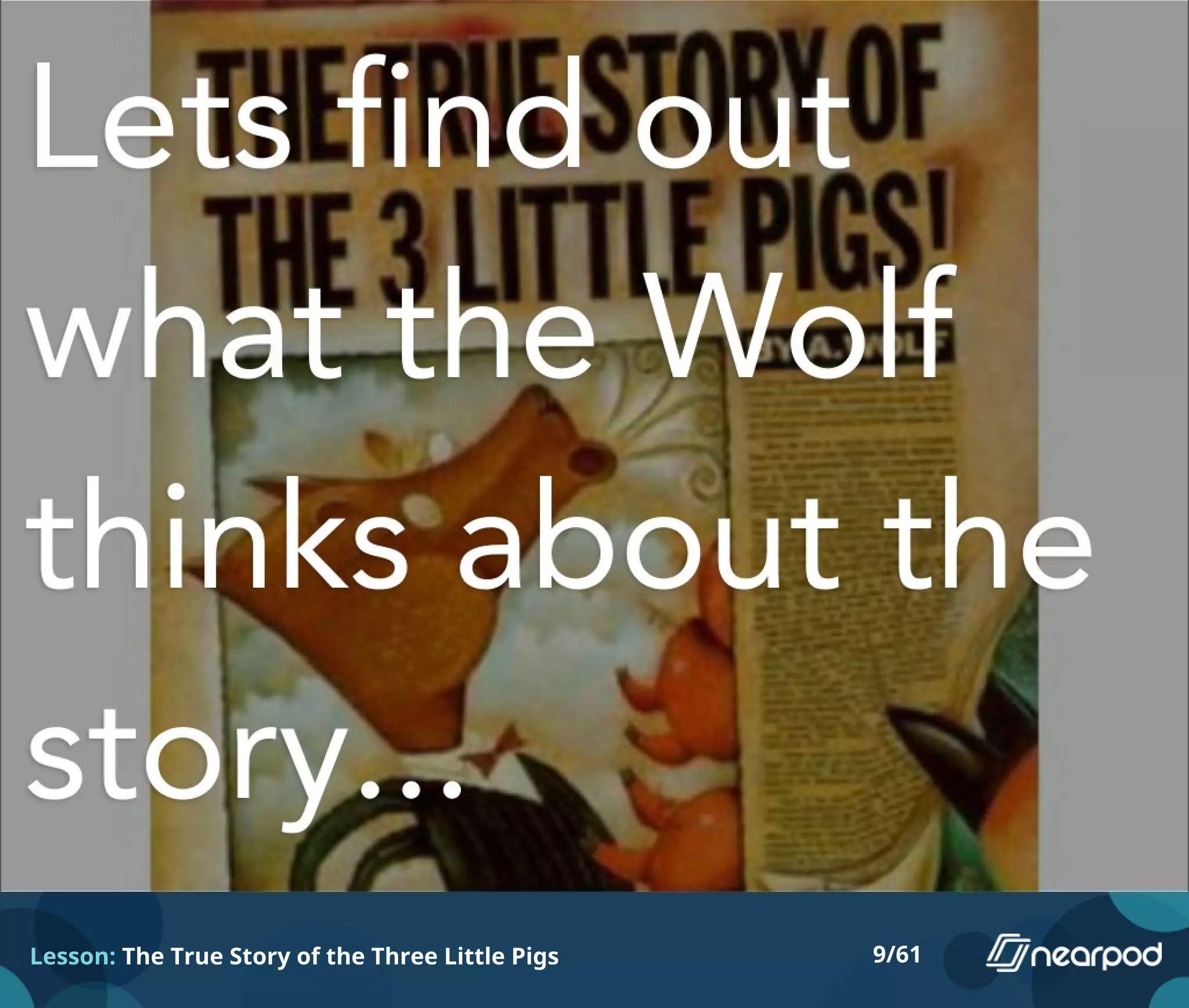 The true story of the three little pigs | PDF