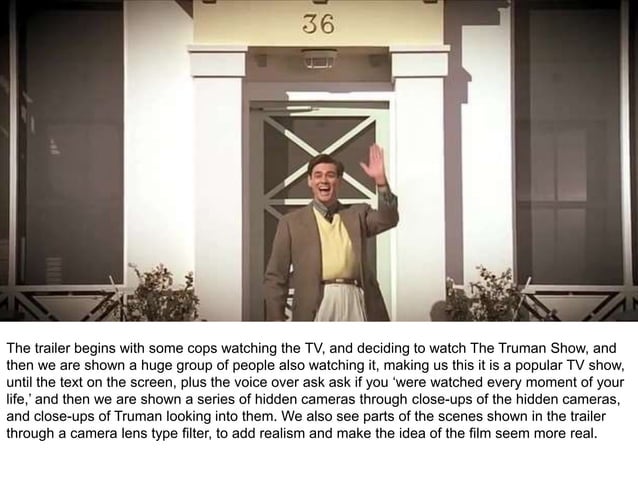 The truman show media sta | PPT