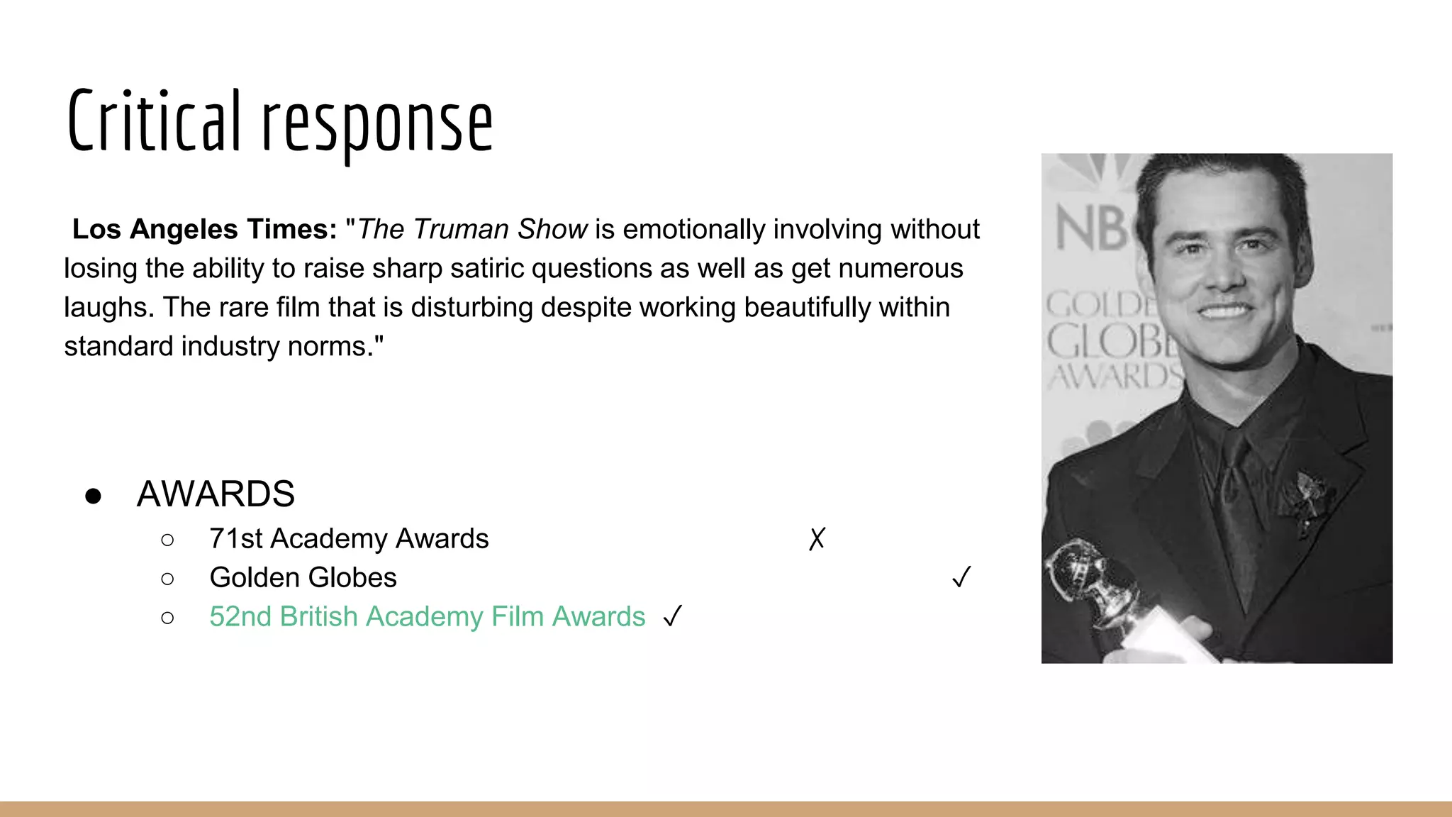 The truman show ppt | PPTX