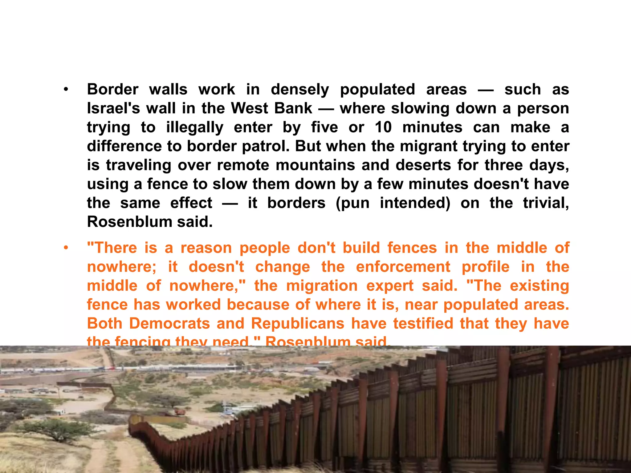 The trump wall | PPTX