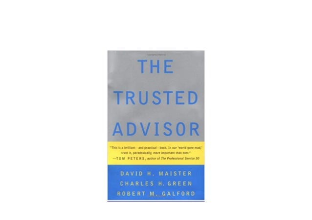 Read E Book The Trusted Advisor [full Books]