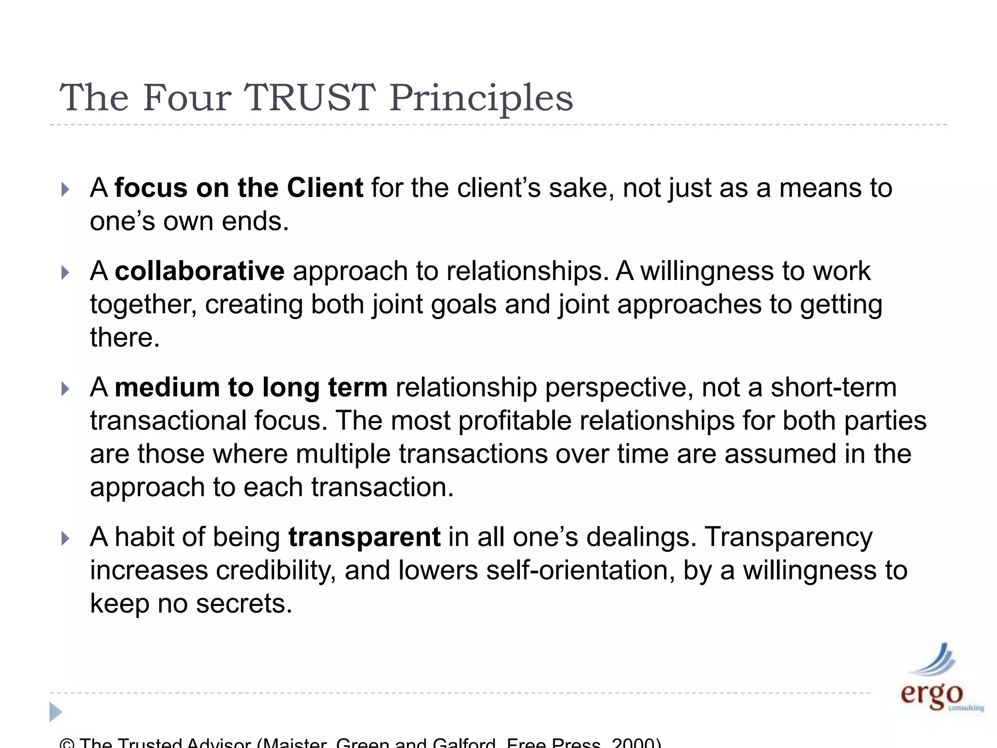 The TRUST Equation | PPTX