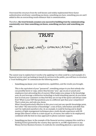 The trust formula | PDF