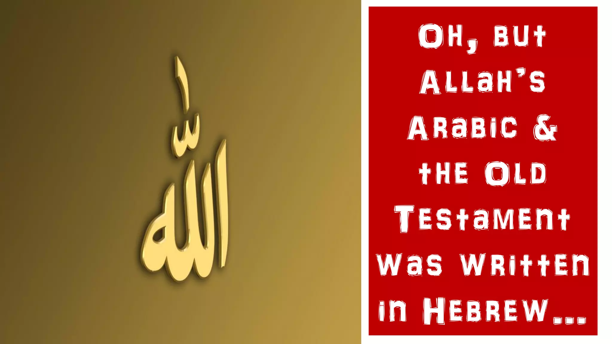 The Truth About Allah & Yahweh! | PDF