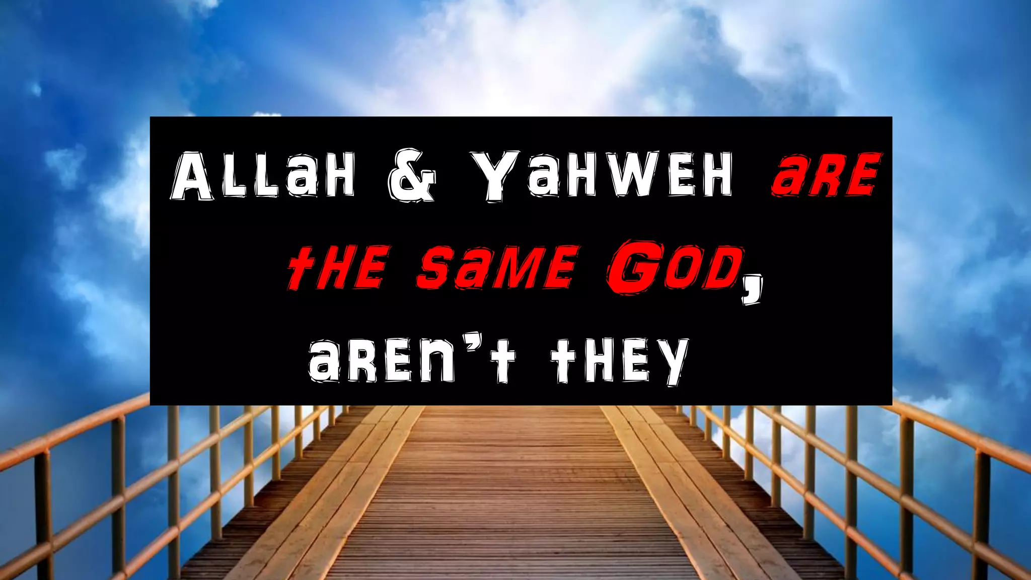 The Truth About Allah & Yahweh! | PDF