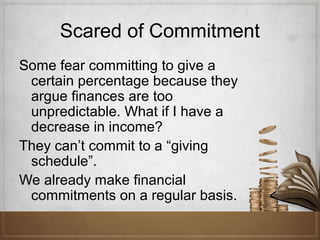 The truth about giving vii | PPT