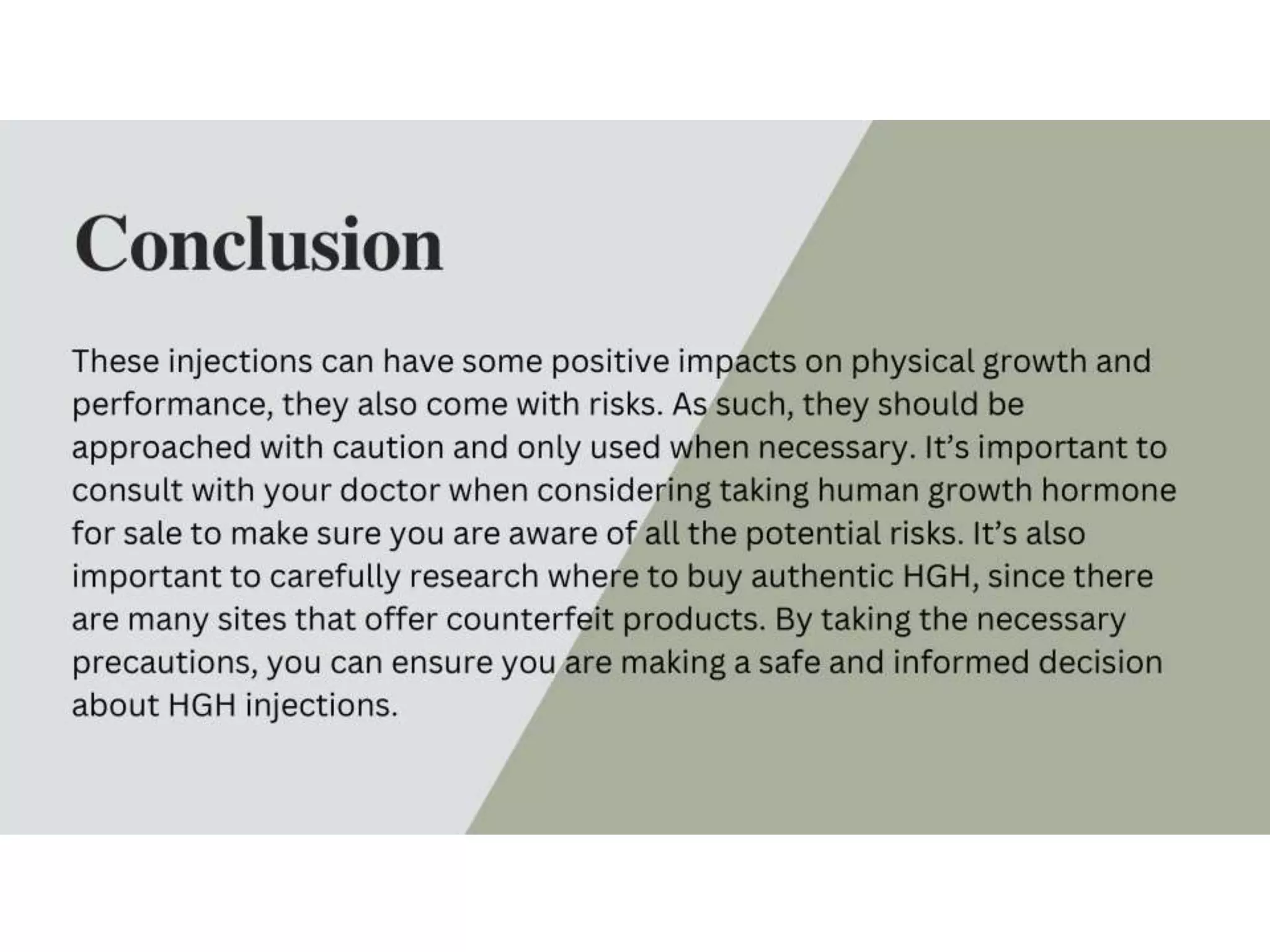 The Truth About HGH Injections and Their Impact on Growth | PPT