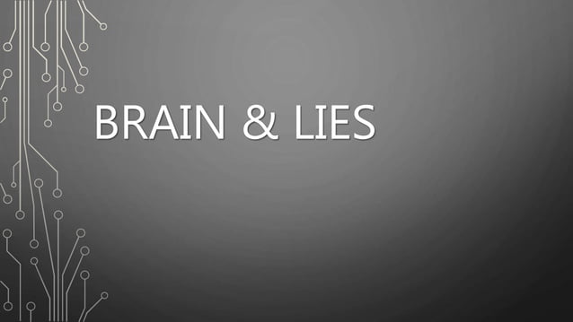 The truth about lying | PPTX