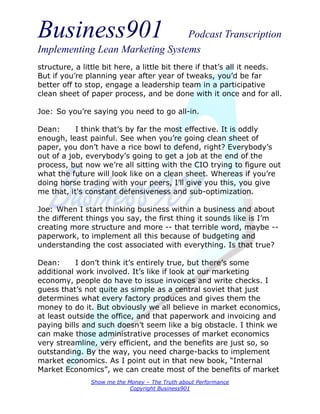 The Truth about Performance | PDF