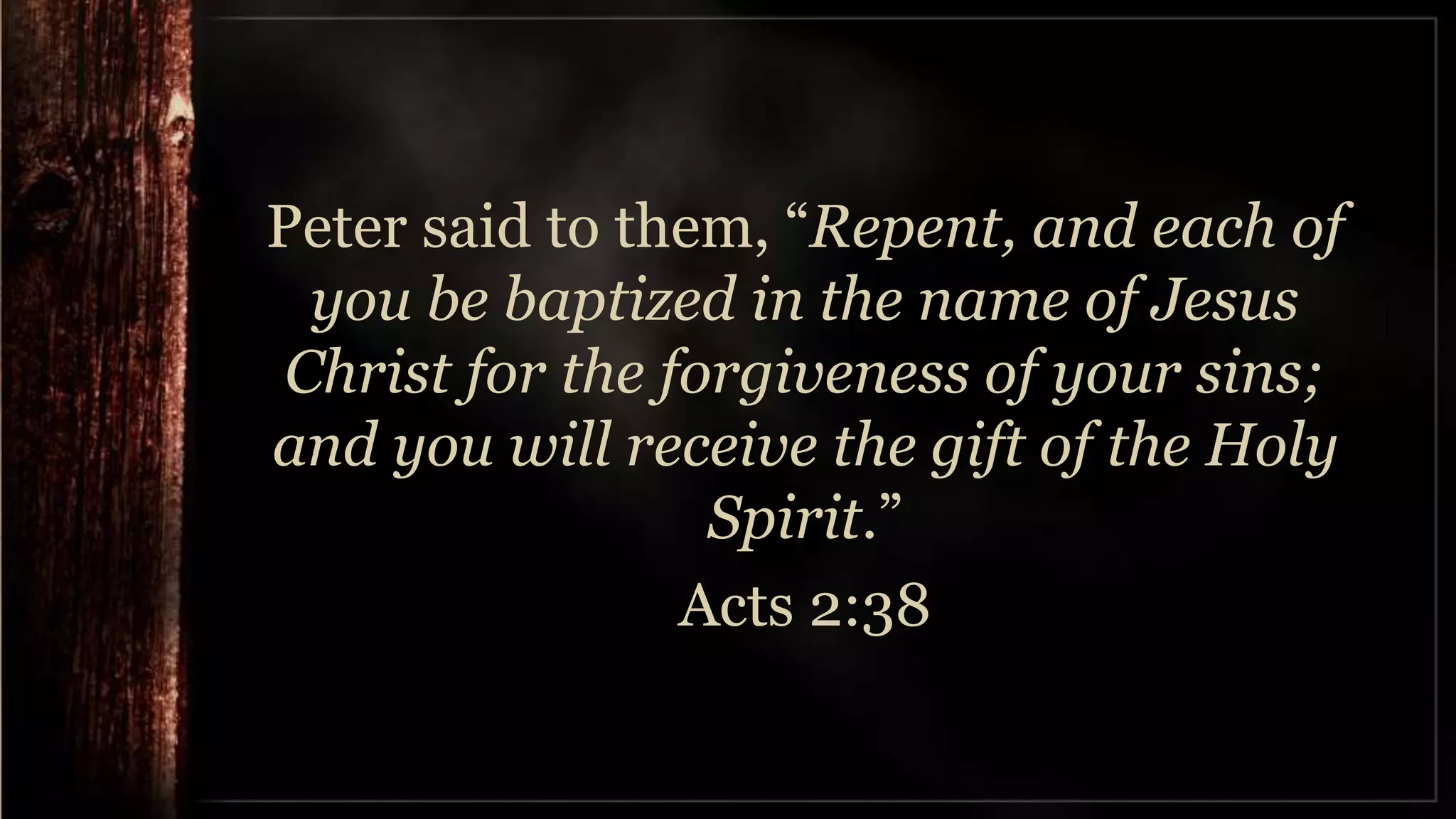 The truth about repentance | PPTX